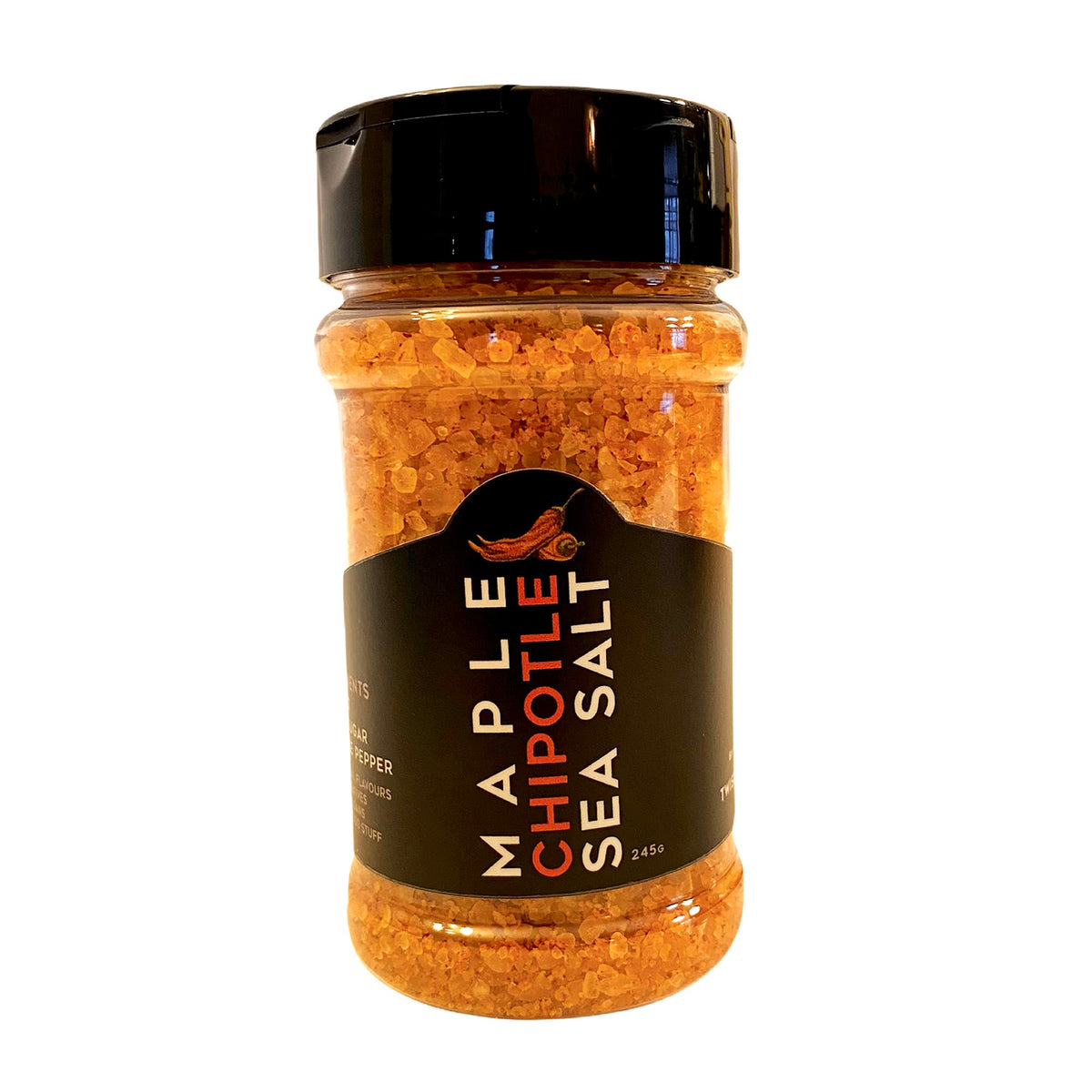 Chipotle Sea Salt | Spicy Maple Sea Salt from Twisting Maple Canada